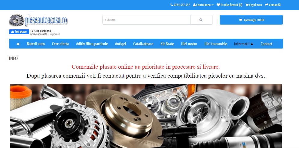 Magazin piese auto ieftine - București | Director Web Gratuit